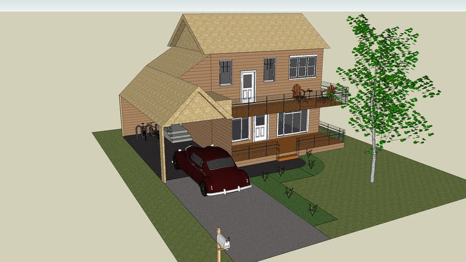 Suburban house | 3D Warehouse