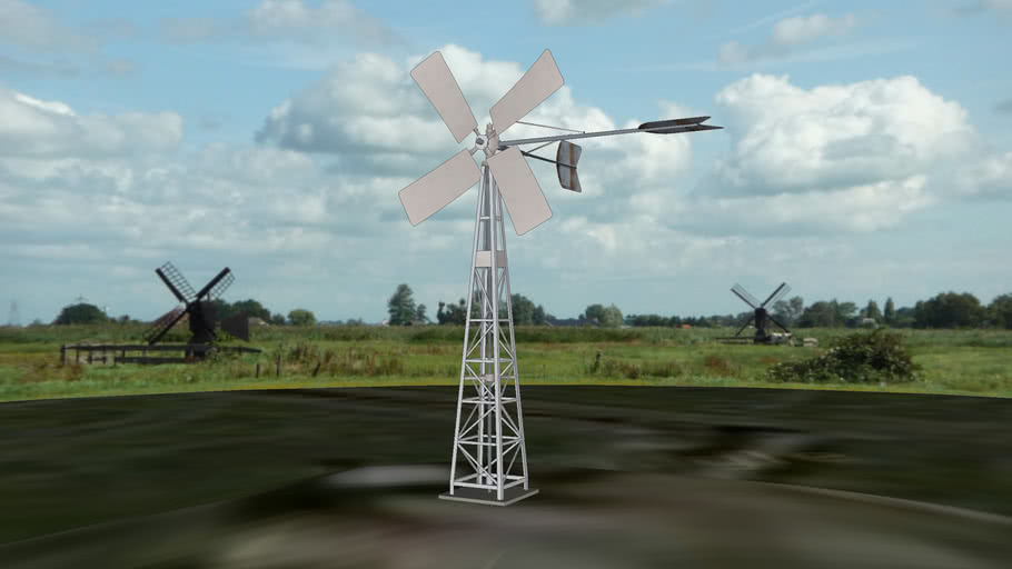 Windmill Turning - Animation | 3D Warehouse
