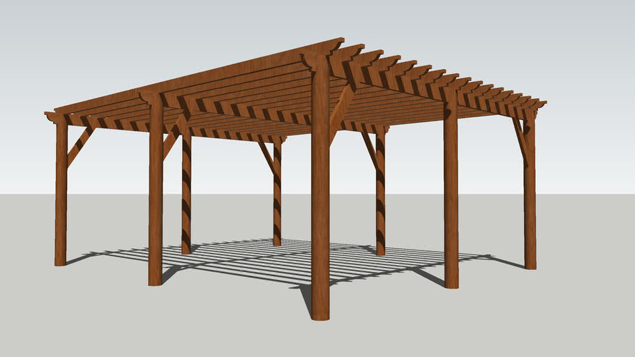 Pergola Wood.skp | 3D Warehouse