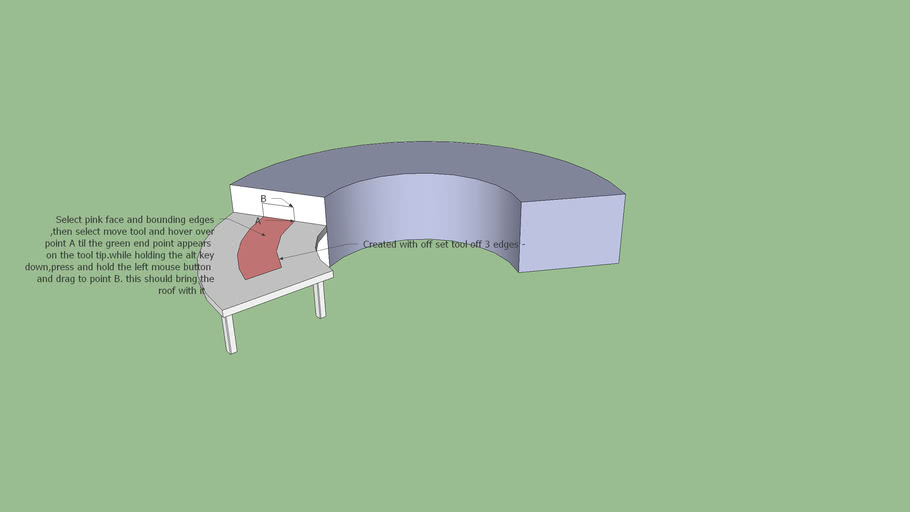 Roof lifting with move tool | 3D Warehouse