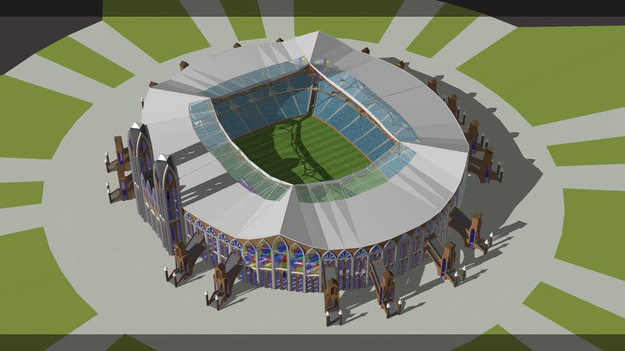 stadium STADE DE CRYSTAL | 3D Warehouse
