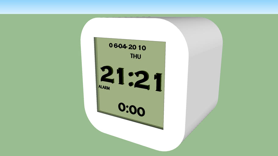 Digital Clock | 3D Warehouse