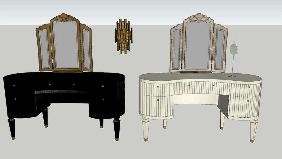 Vanity desk | 3D Warehouse