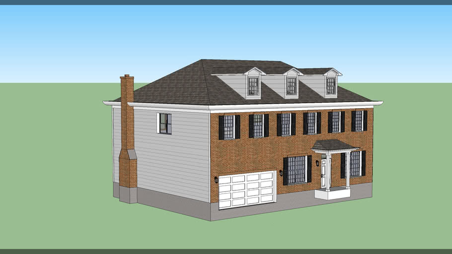 Colonial Home | 3D Warehouse