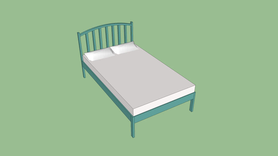 simple bed 1 | 3D Warehouse