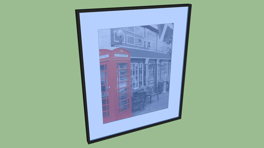 Cuadro Cabina Telefono | 3D Warehouse