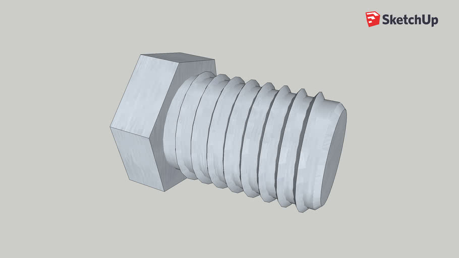 Threaded Bolt | 3D Warehouse
