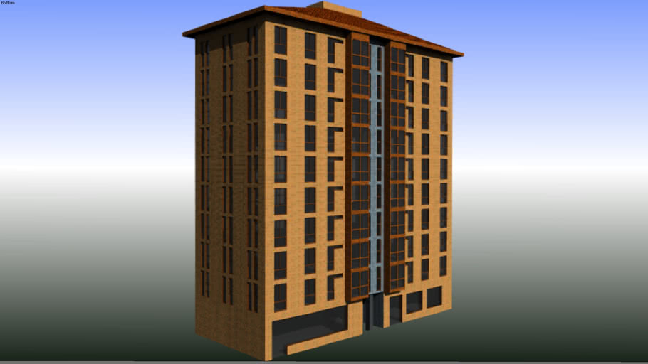 Block of flats | 3D Warehouse