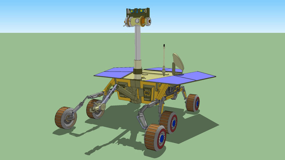 Mars Rover Spirit. (MER) | 3D Warehouse