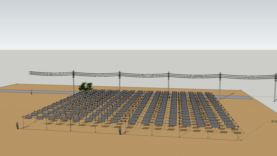 solar sharing | 3D Warehouse