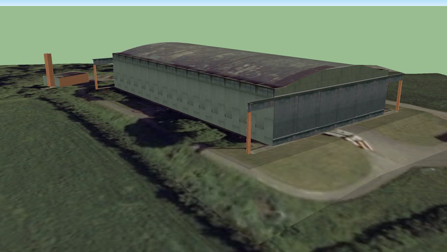 D Type Hangar, Hullavington Airfield, Wiltshire | 3D Warehouse