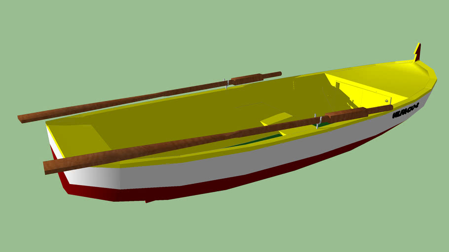 bote de remos | 3D Warehouse