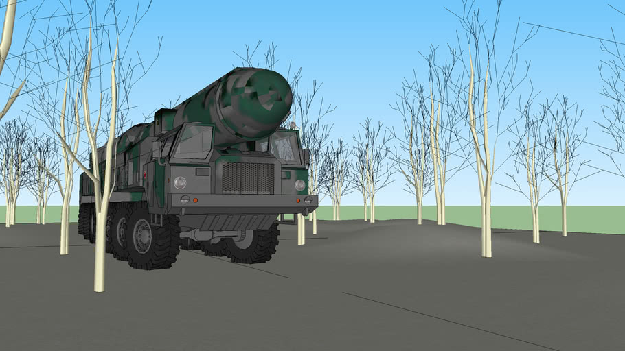 Soviet IRBM Transporter erector launcher | 3D Warehouse