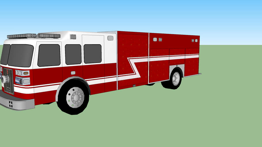 Sutphen Rescue Engine | 3D Warehouse