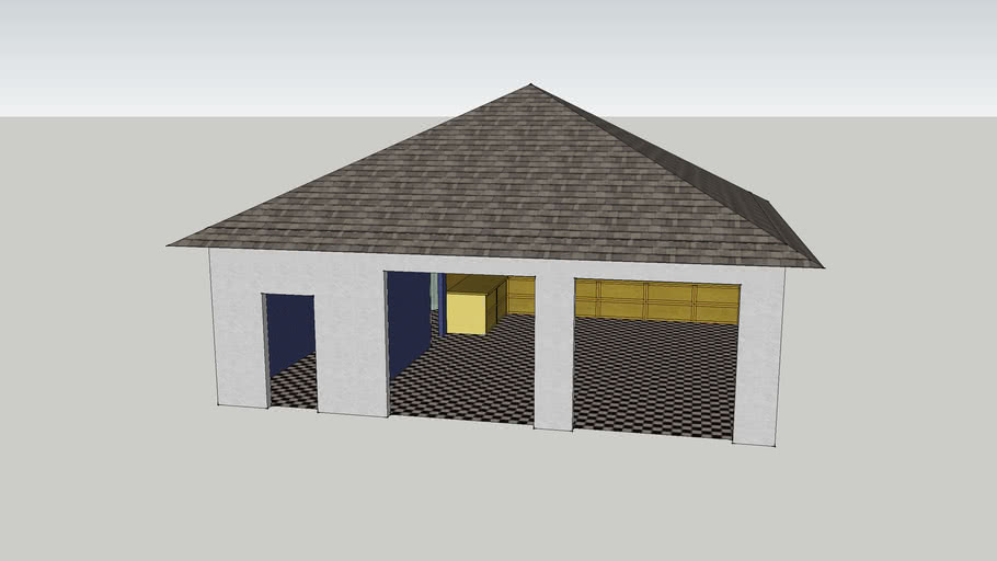 2 car garage | 3D Warehouse