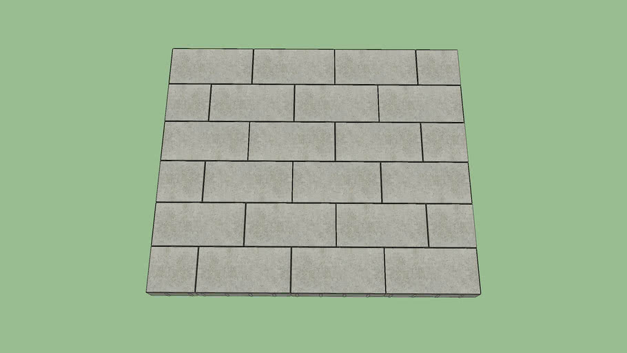30x60 grey pavement | 3D Warehouse