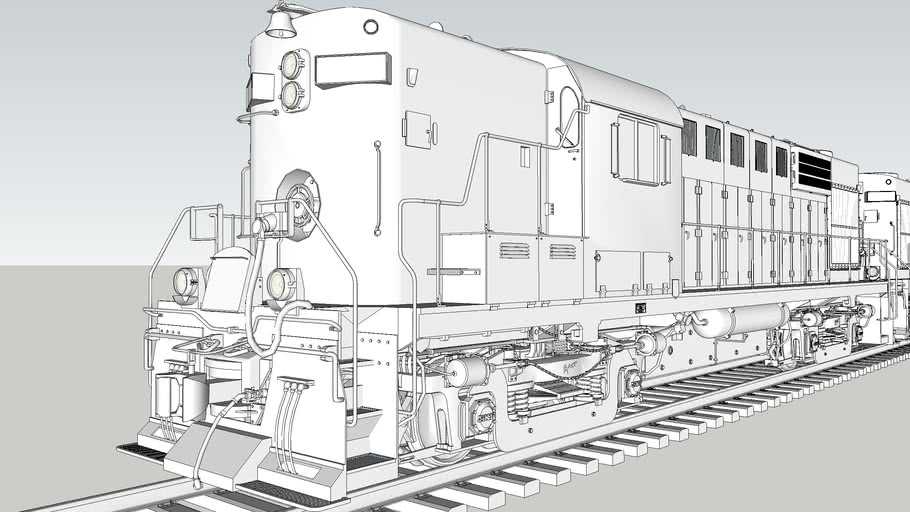 ALCO MLW RS18 CP version - Multiple Units | 3D Warehouse
