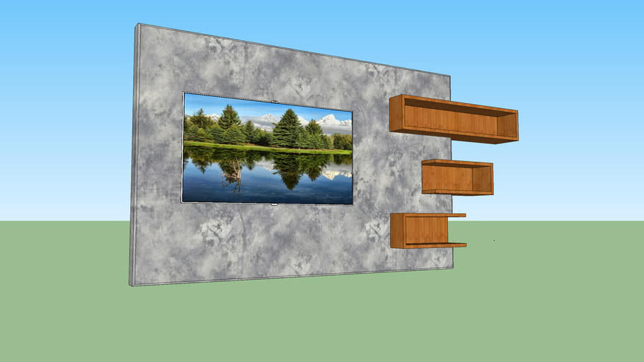 tv rack | 3D Warehouse