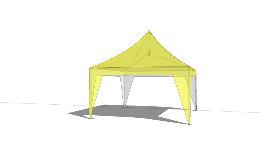 Tenda Kerucut 4x4 | 3D Warehouse