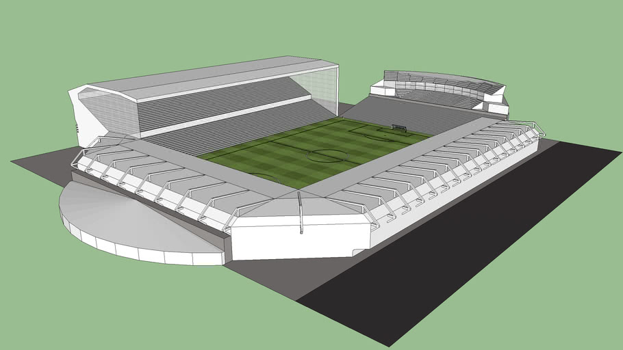 Stadium with cricket type stand (decorate it yourself) | 3D Warehouse