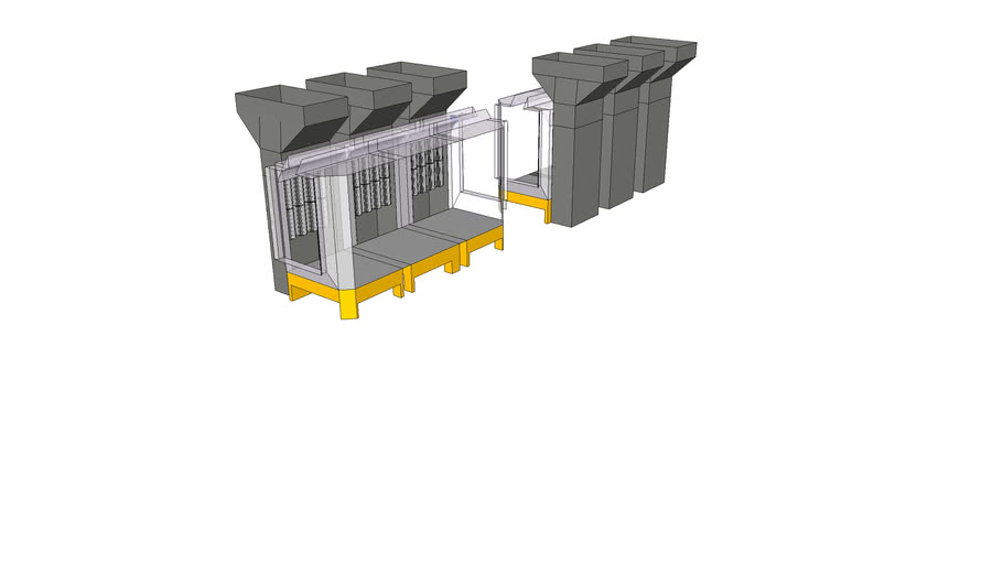 powdercoat paint booths | 3D Warehouse