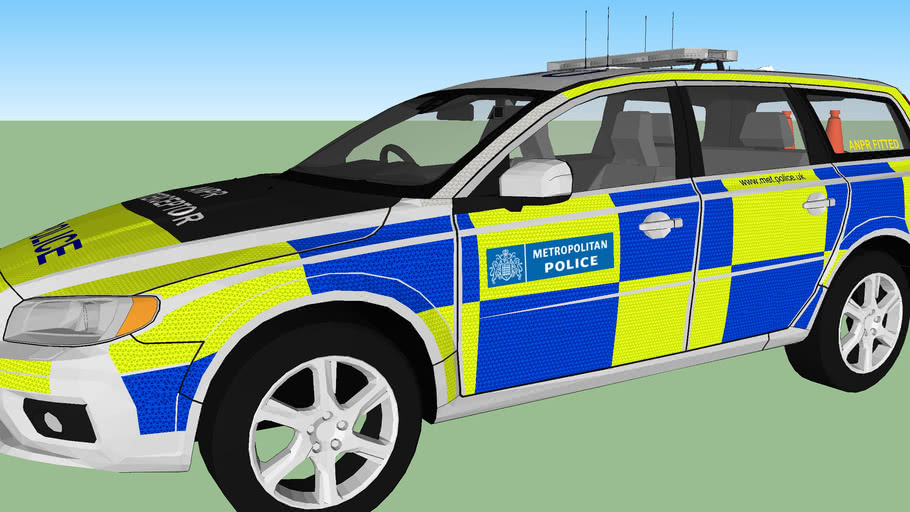 Metropolitan Police, Volvo V70, ANPR Interceptor, BU12 AZR | 3D Warehouse