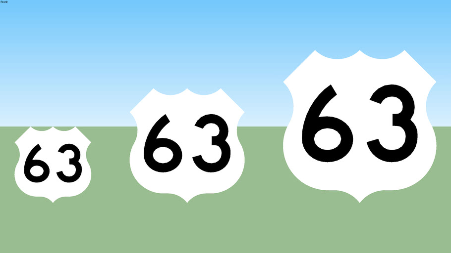 U.S. 63 Sign | 3D Warehouse