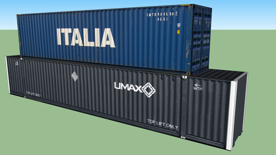 Container Double Stack | 3D Warehouse