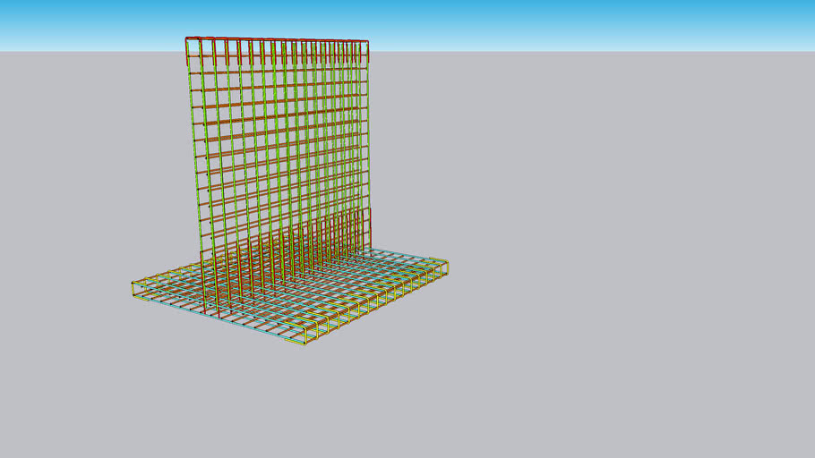 Typical Reinforced Retaining Wall | 3D Warehouse