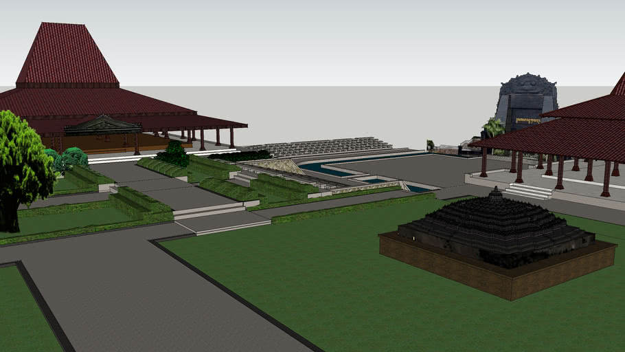 ANJUNGAN JAWA TENGAH - TAMAN MINI INDONESIA INDAH | 3D Warehouse