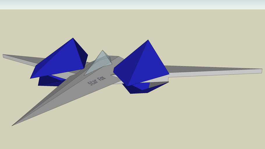 Arwing (not finished) | 3D Warehouse