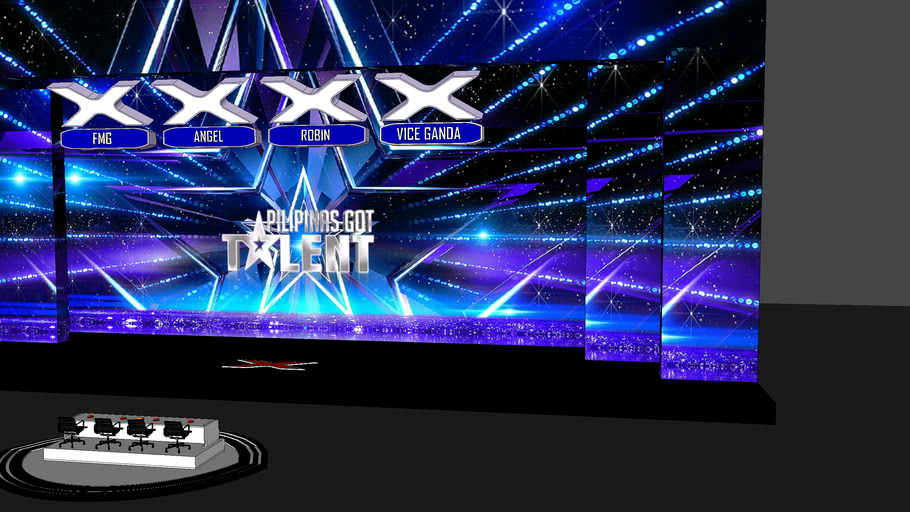 Pilipinas Got Talent 2016 Live Audition Proposed Stage | 3D Warehouse