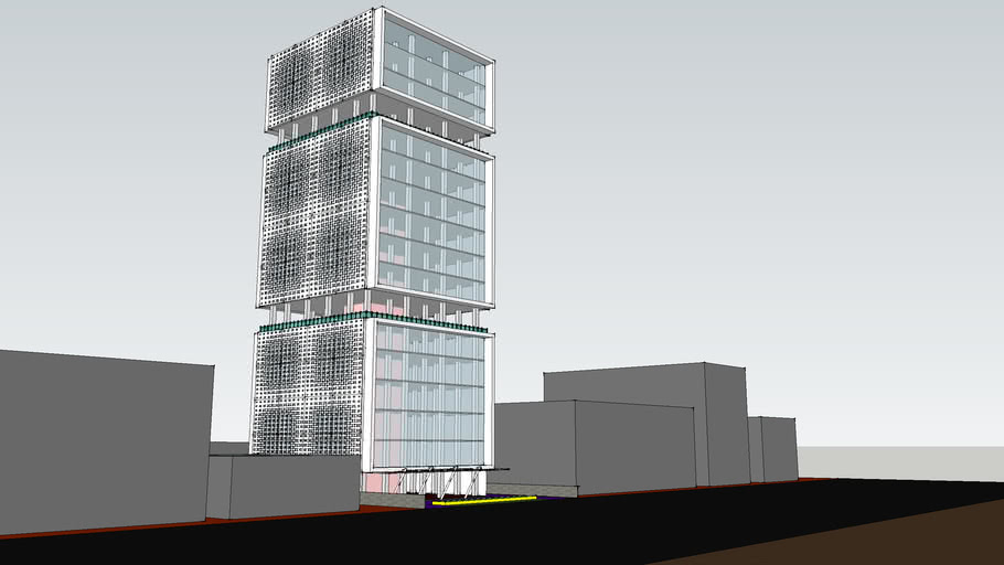 Skin High Rise Building Parametrix design] | 3D Warehouse