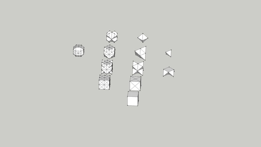 cube variations | 3D Warehouse