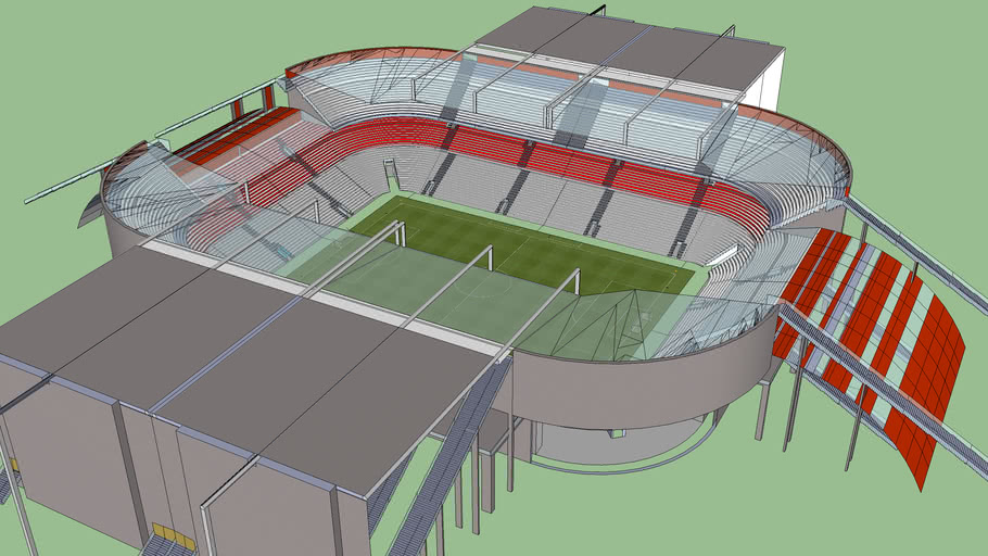 3 tier stadium | 3D Warehouse