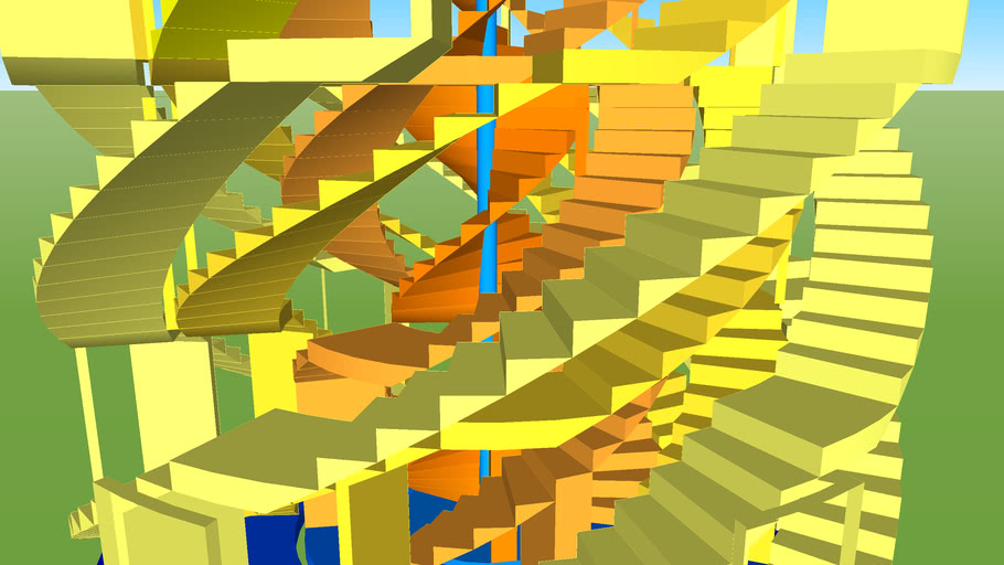 Spiral Stairs Maze | 3D Warehouse