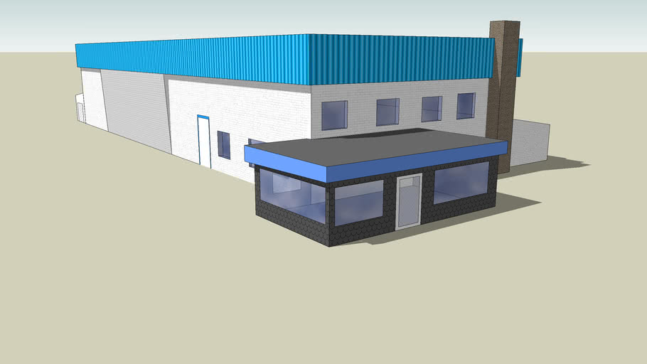 Aircraft Hangar of Company ATC Aircraft Technology Center | 3D Warehouse