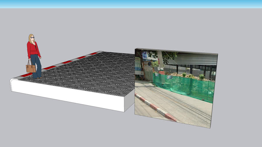 footpath,pavement Thailand ทางเท้าไทยแลนด์ | 3D Warehouse