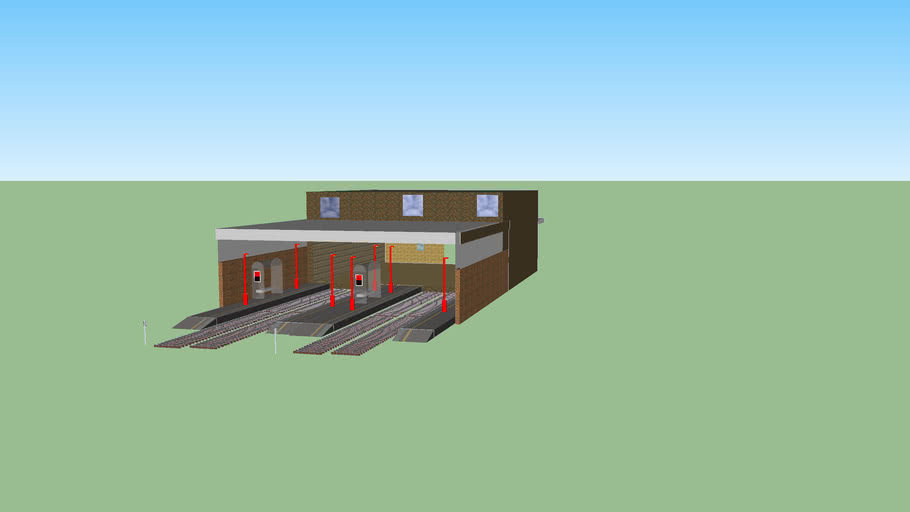 Train Station Medium - Sketchby | 3D Warehouse