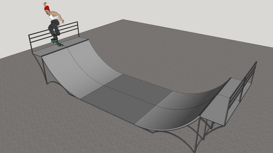 Custom Designed Skateboard Ramp. | 3D Warehouse