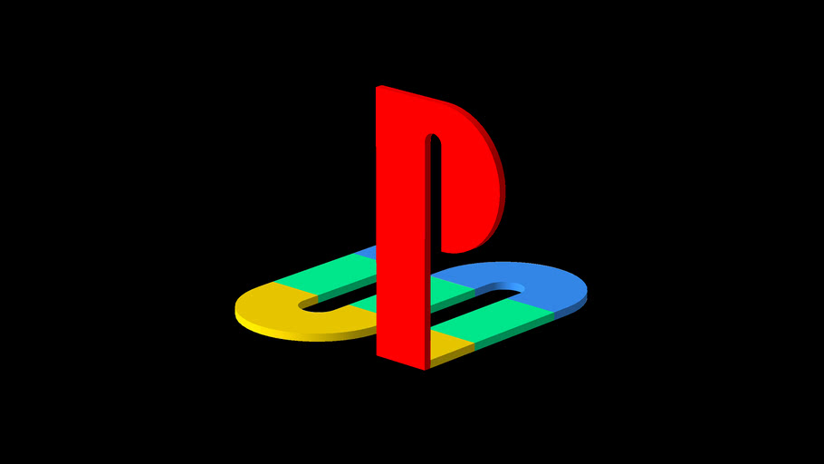 3D PlayStation logo | 3D Warehouse