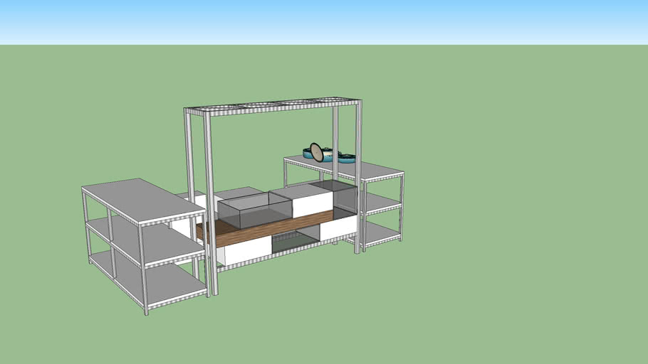 Móvel Expositor de Objetos | 3D Warehouse