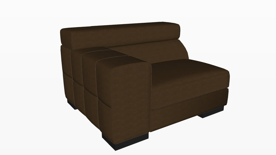 Natuzzi Domino Sofa 2402 272 | 3D Warehouse