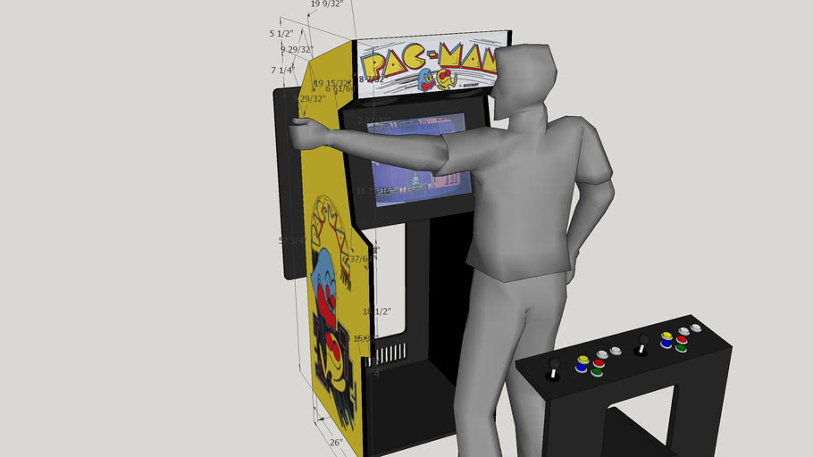 Arcade Cabinet | 3D Warehouse
