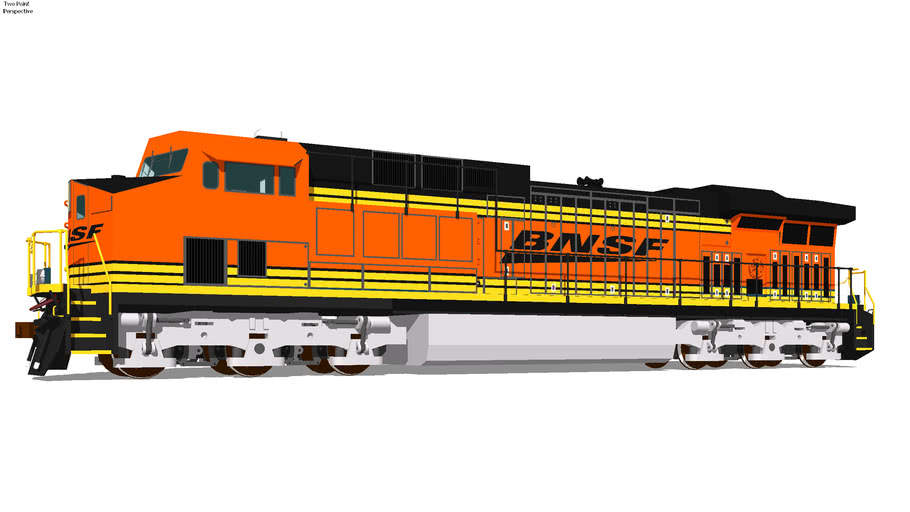 BNSF General Electric ES44AC | 3D Warehouse