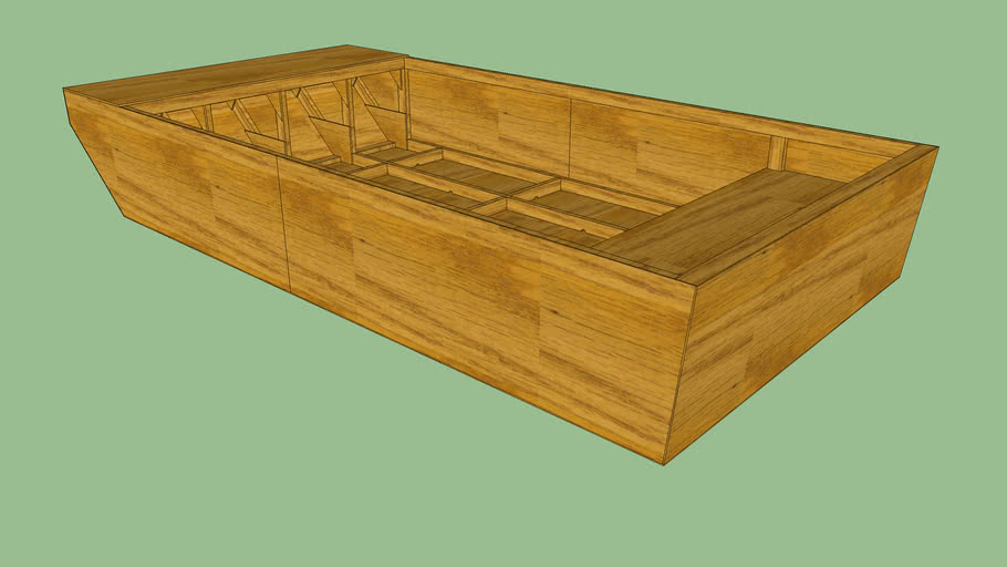 House Boat Shanty Boat Plans | 3D Warehouse