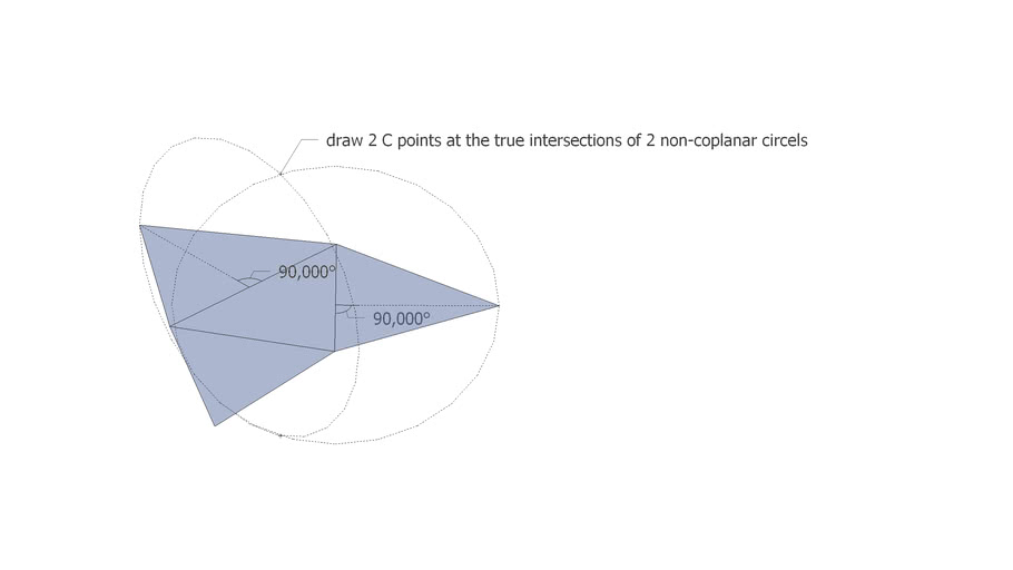 non-coplanar trilateration | 3D Warehouse