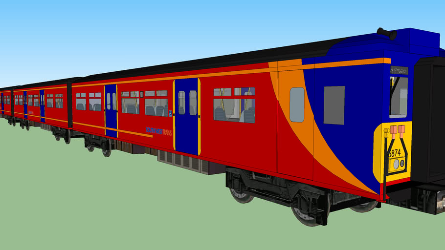 Class 455 South West Trains 4-Car | 3D Warehouse