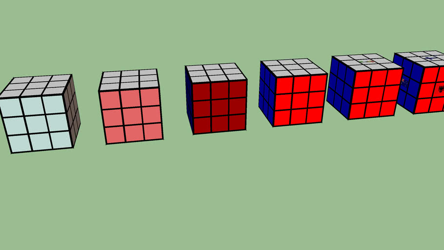 Rubiks Cube Variations | 3D Warehouse