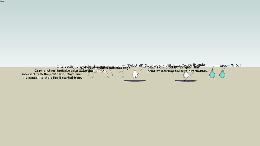 Water drop tutorial (Download to see the instructions clearly.) | 3D ...